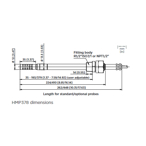 Przetwornik temperatury i wilgotności HMT370EX